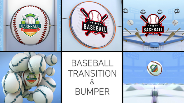Baseball Logo Transition Bumper After Effects Project Files Videohive